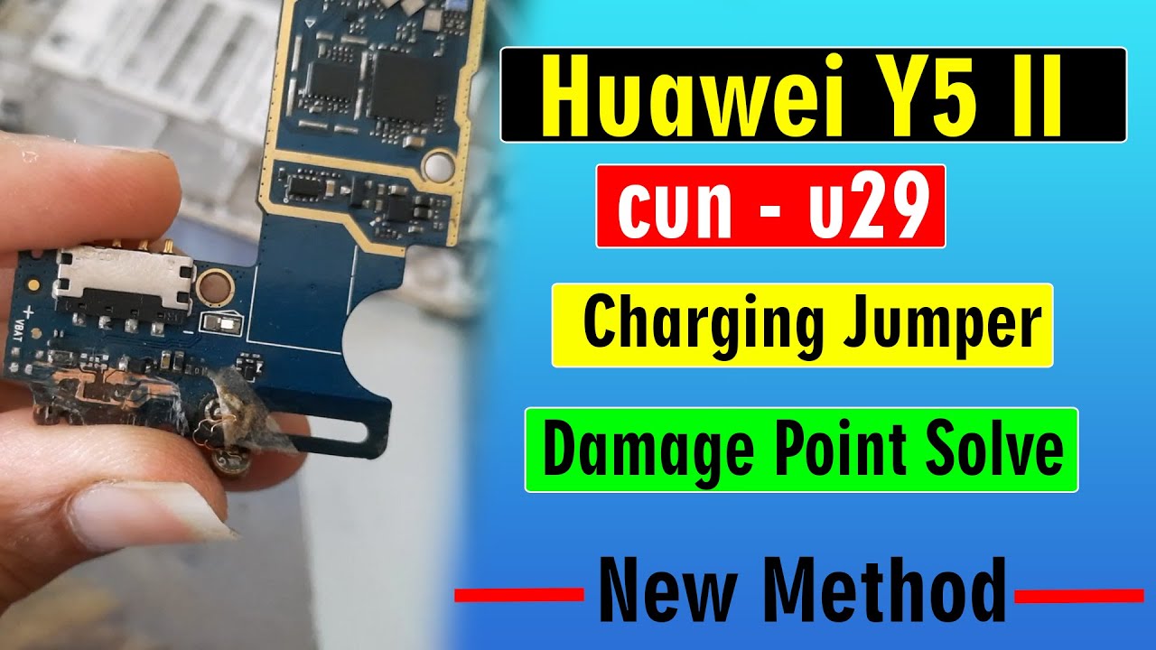 Huawei Cun u29 Charging Jumper Solution | Huawei Y5ll Charging Ways ...