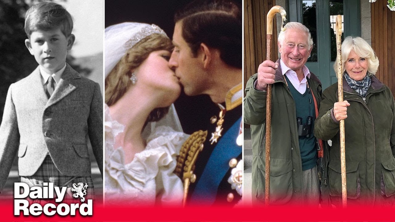 King Charles' life in pictures from the forties to the modern day - YouTube
