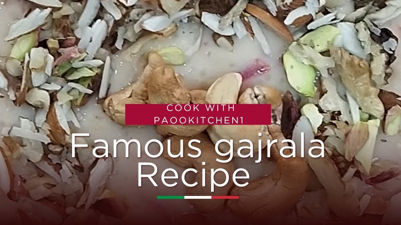Lahore ki Mashoor Gajrala Recipe/ Gajar ki Kheer / Famous Recipe - YouTube