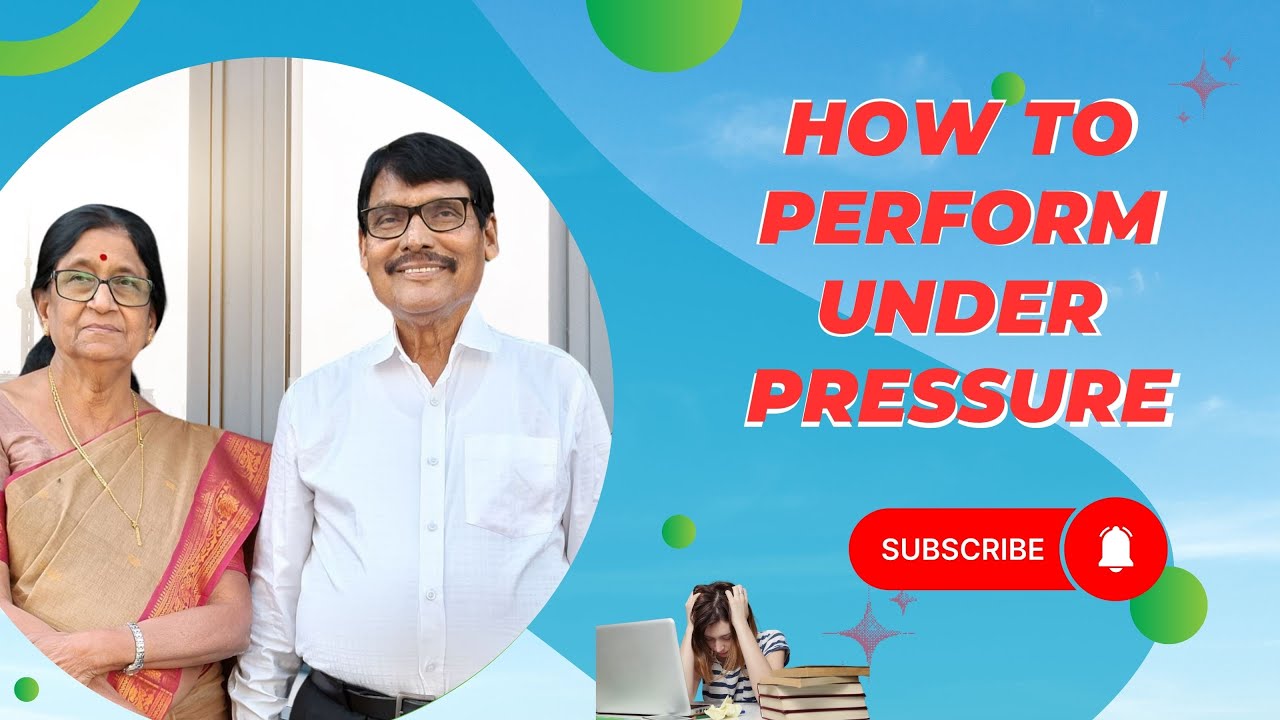 Aspiring Students : How to perform under pressure - YouTube