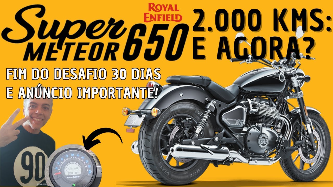 2.000kms na Super Meteor: E agora? Fim do Desafio 30 dias e 2 anúncios ...