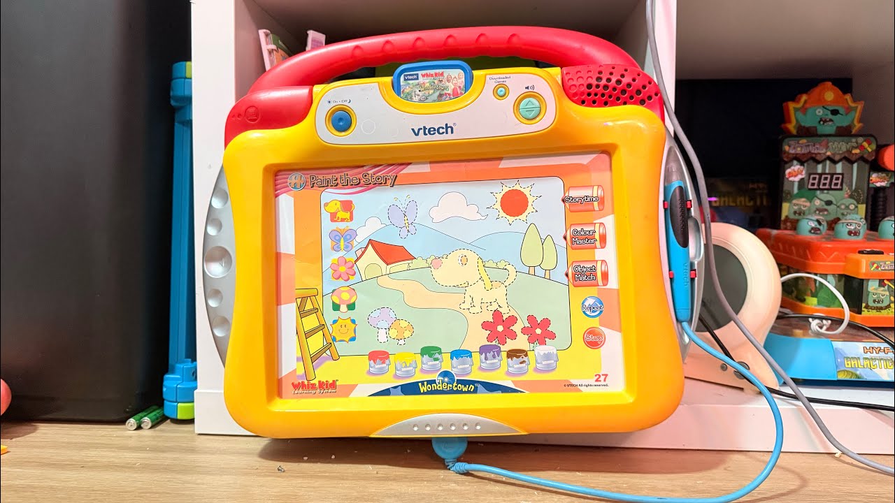 VTech Whiz Kid Learning System: WonderTown - Paint The Story - YouTube