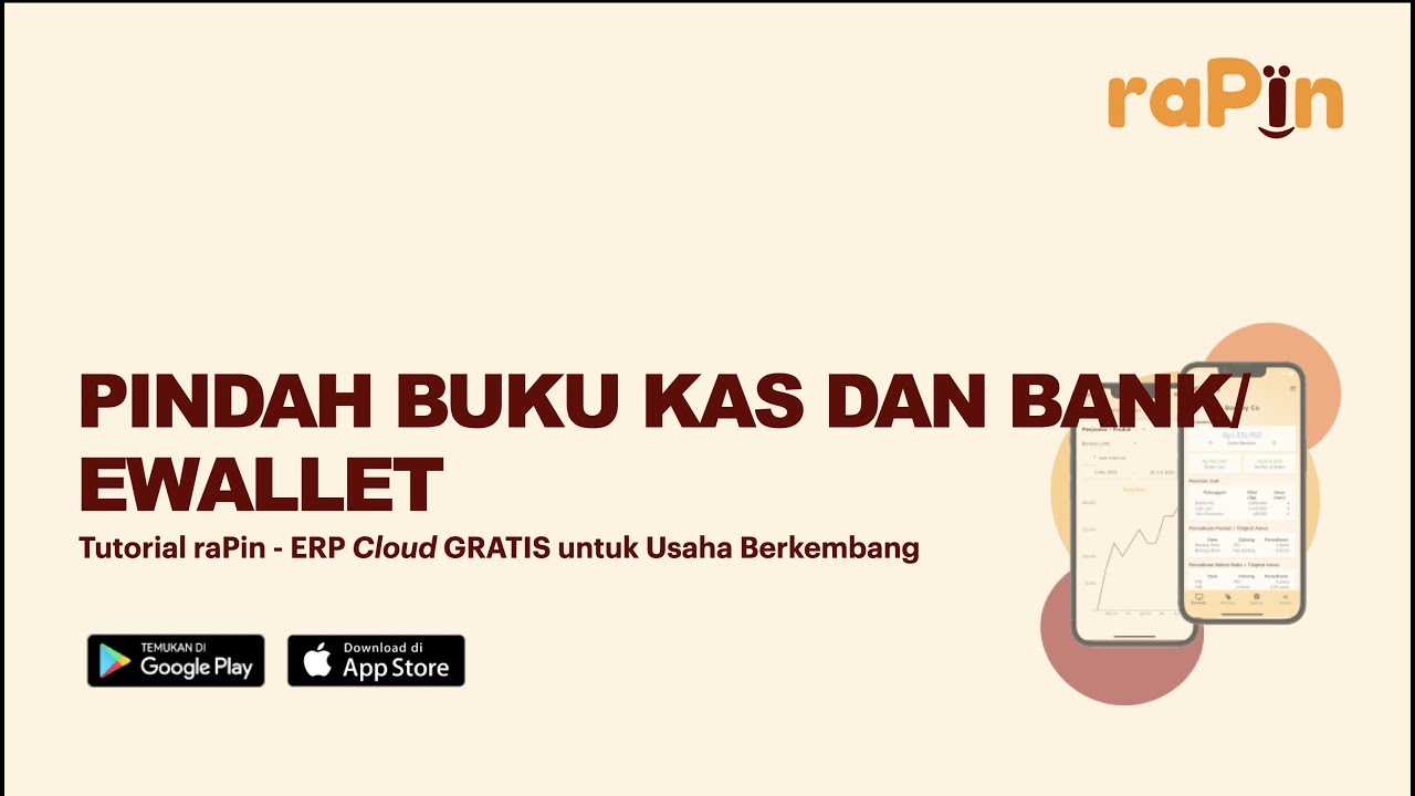 Pindah Buku Kas dan Bank/eWallet - YouTube