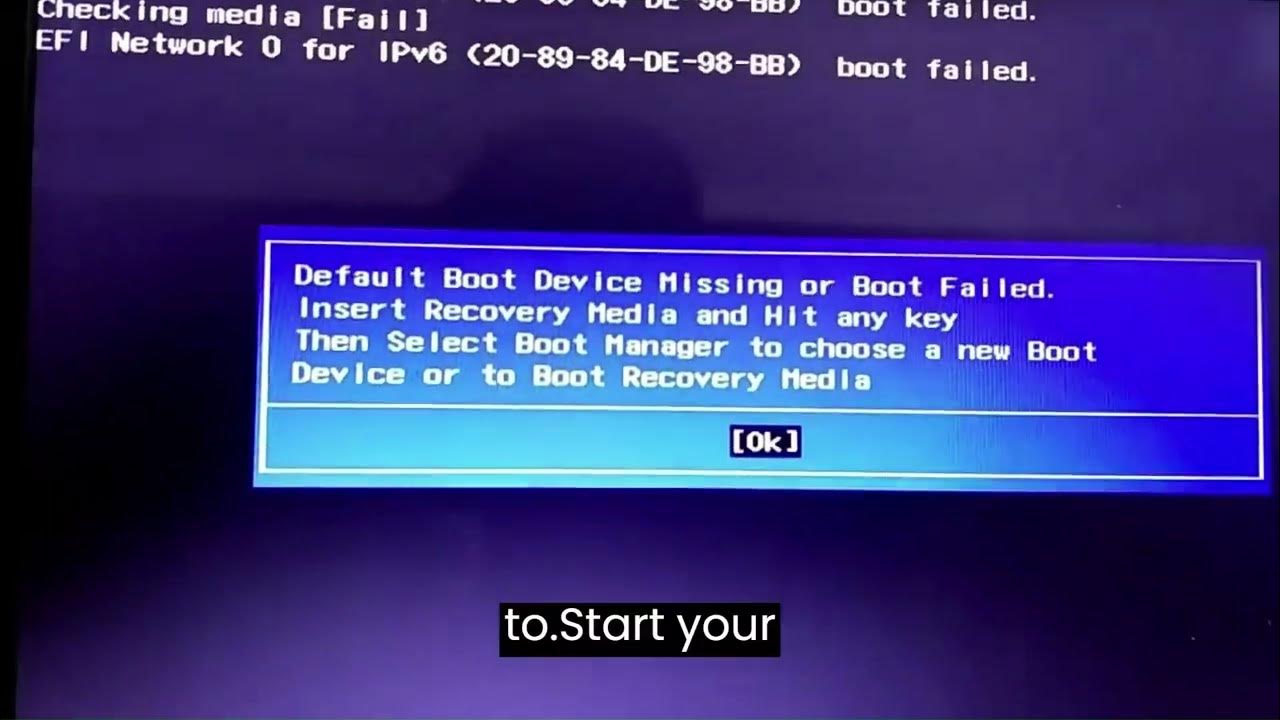 HOW TO FIX (USING BIOS)BOOT FAILED/NO BOOT DEVICE /HARDDISK NOT DETECTED PROBLEM BIOS - YouTube