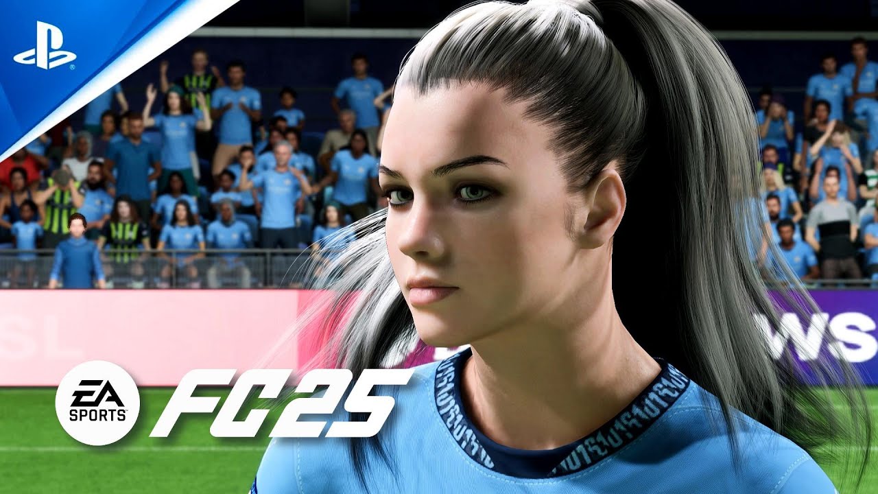 EA SPORTS FC 25 CUTE FEMALE CHARACTER CREATION FACE CORRECTIONS AND ...