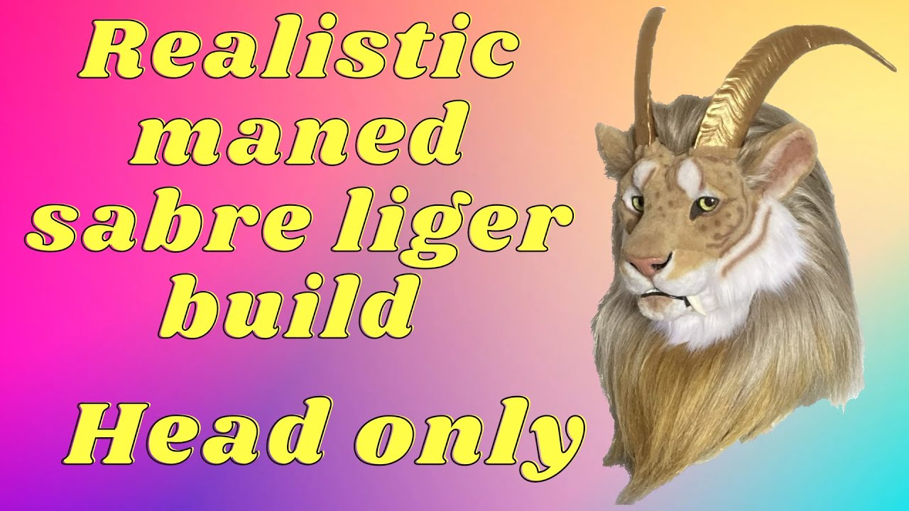 Maned Sabre liger furring - YouTube