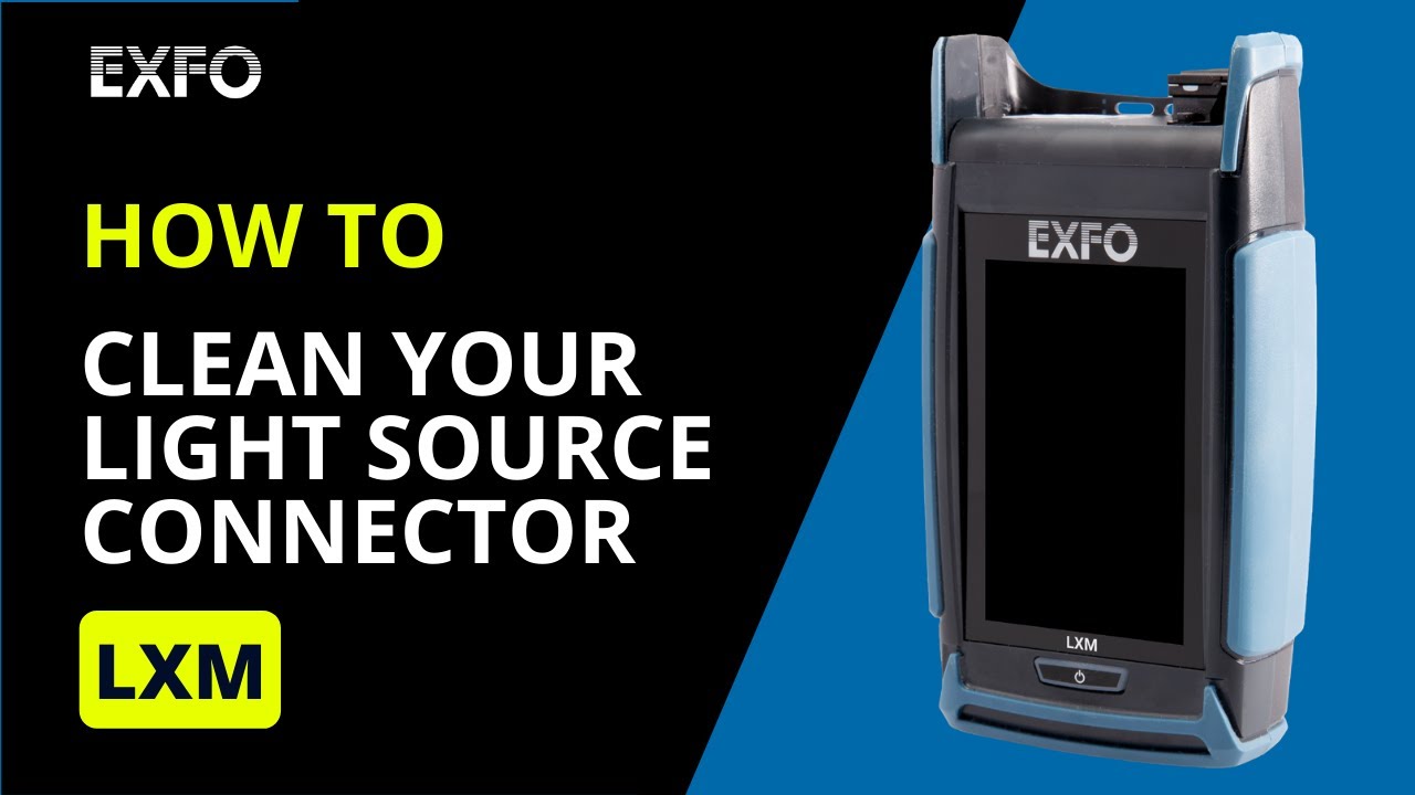 Clean the LXM light source connector | How-To - YouTube