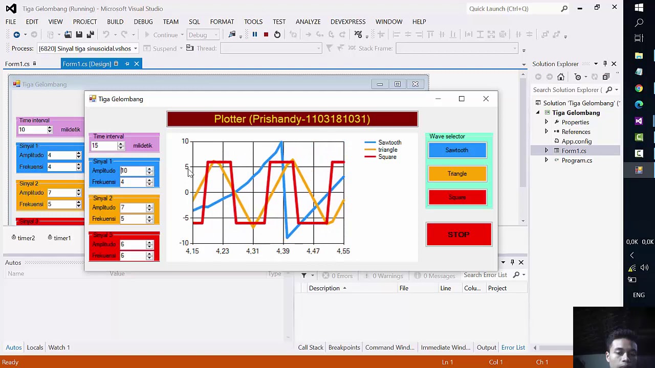 Lab 2 Graph with a moving x axis - YouTube