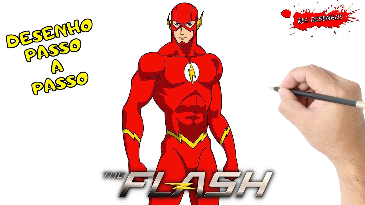 COMO DESENHAR O FLASH | Como Desenhar o Flash Passo a Passo - Liga da ...