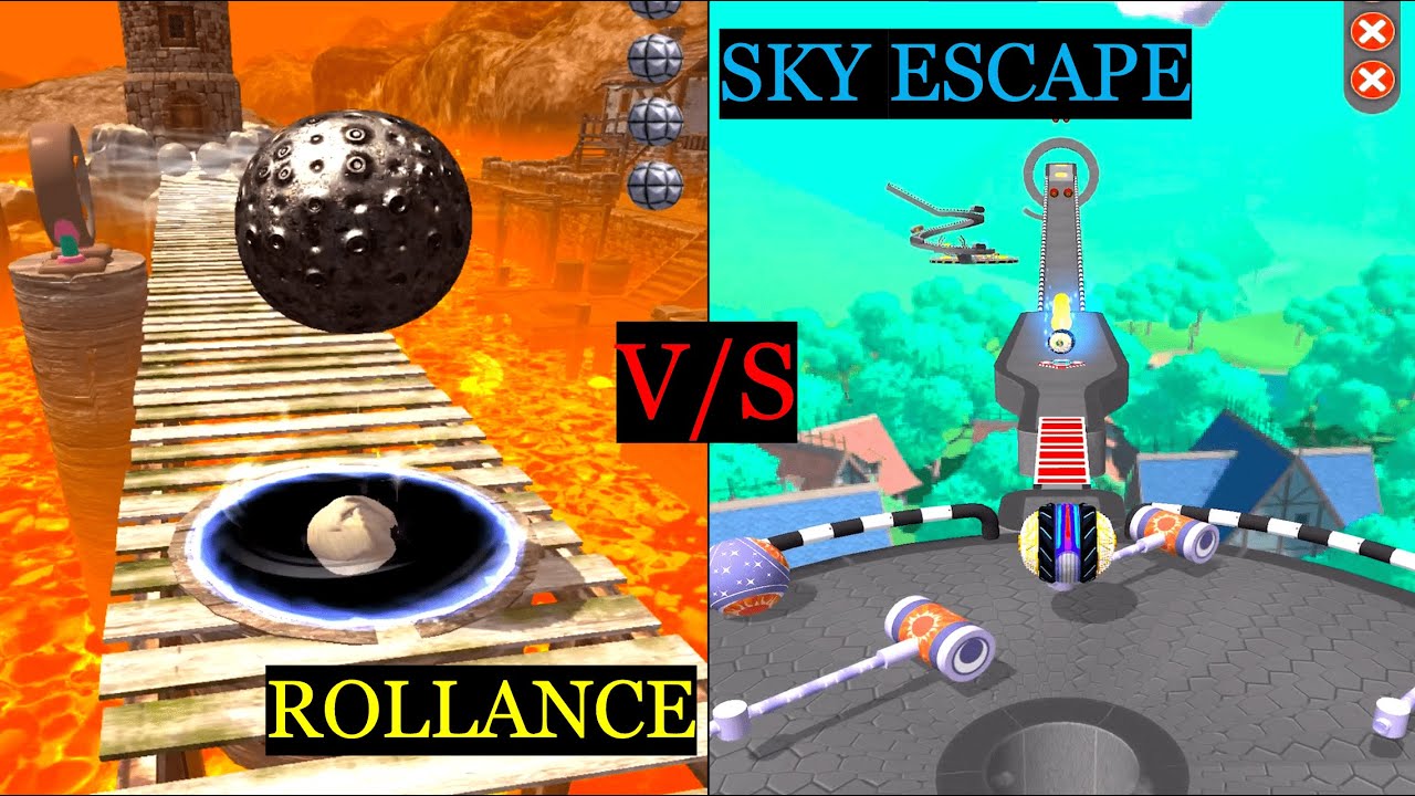 WHICH IS BEST BALL GAME | ROLLANCE V/S SKY ESCAPE - YouTube