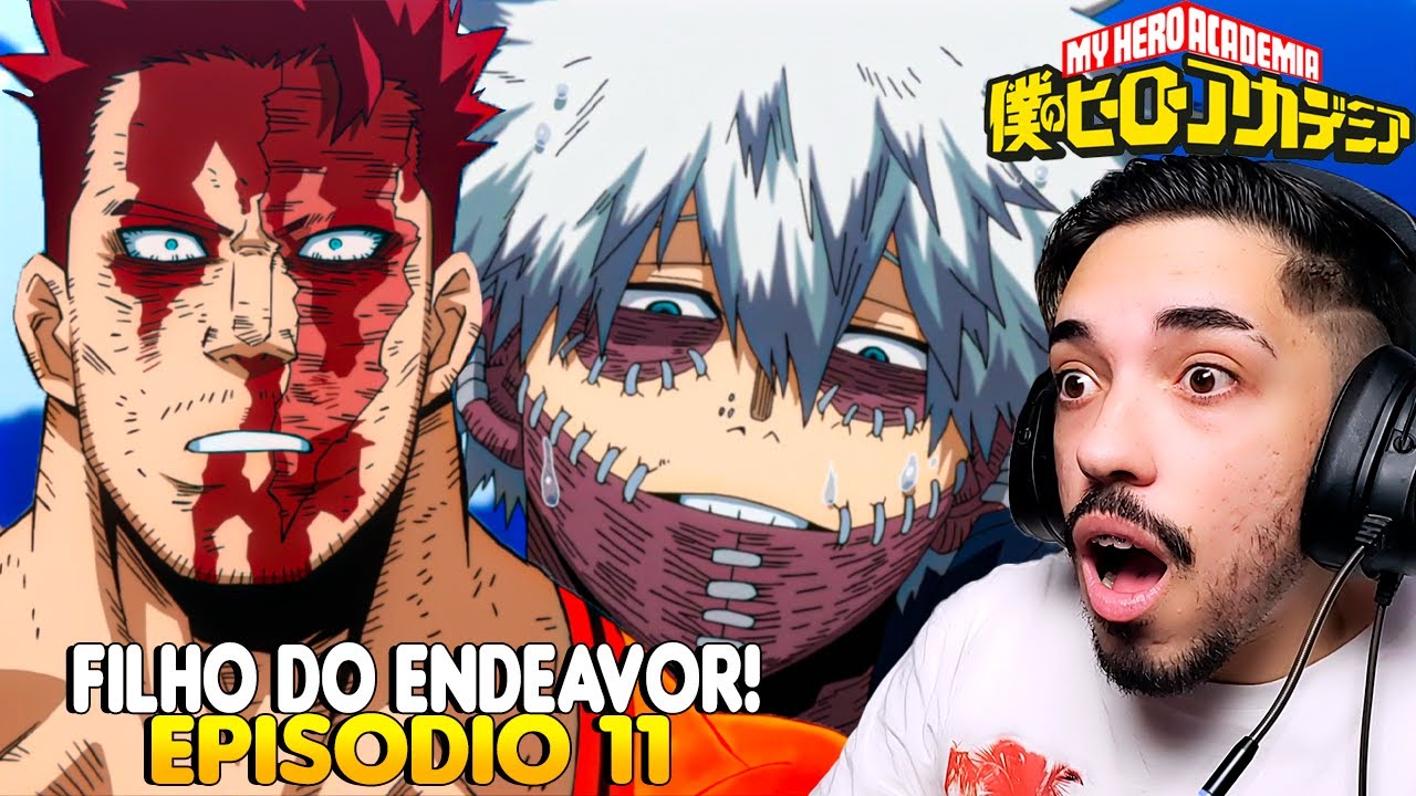 DABI É FILHO DO ENDEAVOR | REACT BOKU NO HERO TEPORADA 6 EPISÓDIO 11 MY ...