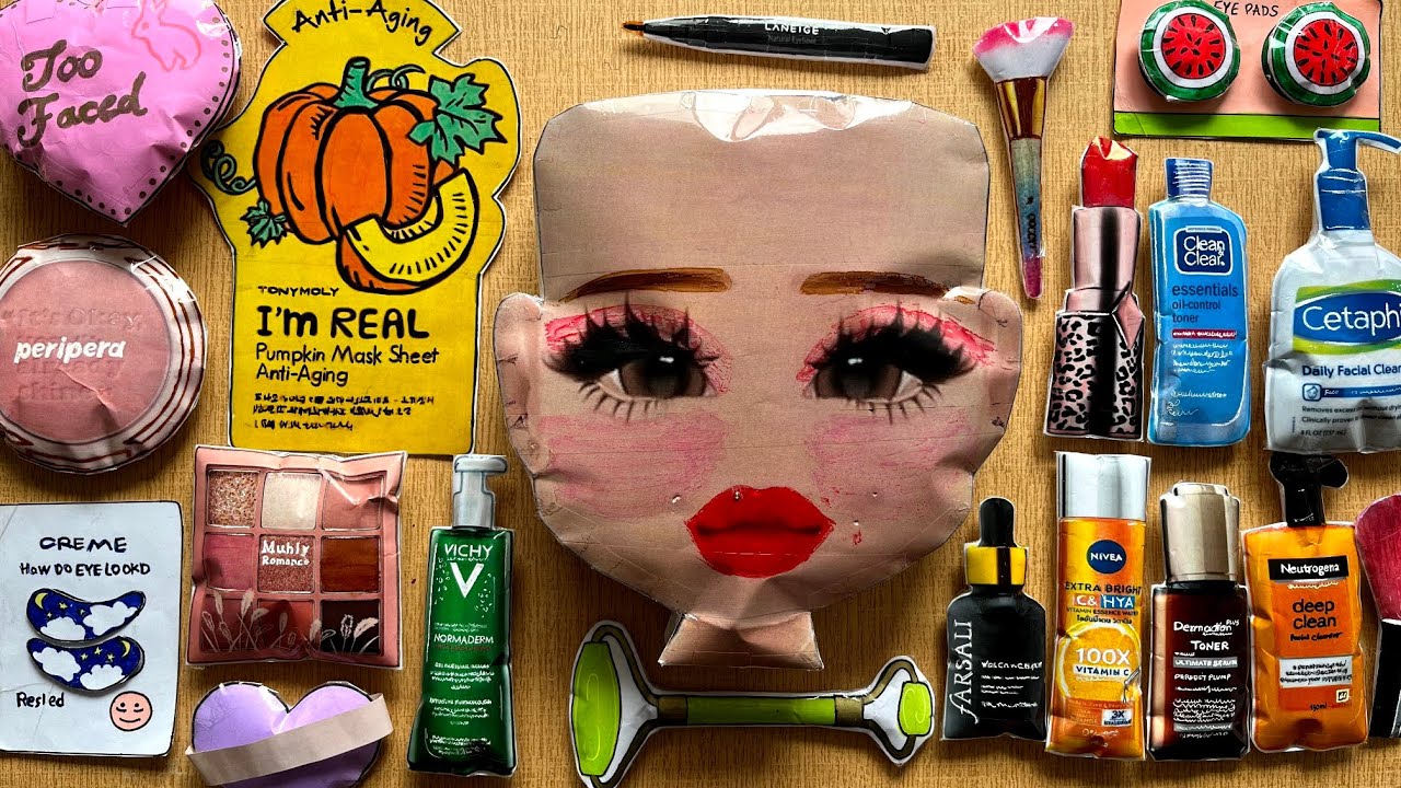 ️ Paper Diy ️ Roblox Baddie Skincare and Makeup 💅 ASMR 💖 Blind Bag ...