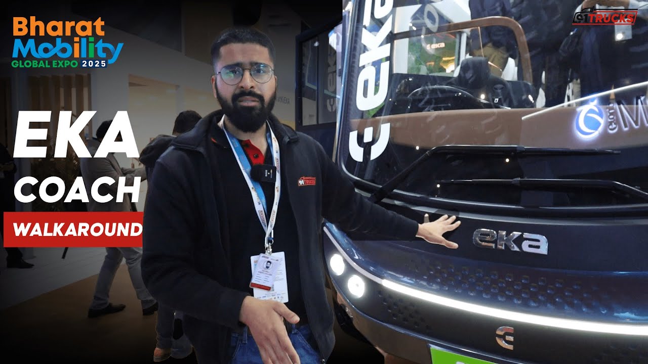 New Launch EKA Coach Review | Electric Bus | Bharat Mobility 2025 | Auto Expo 2025 | 91trucks ...