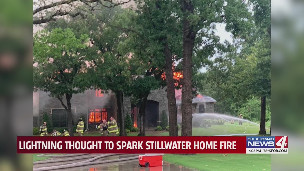 Stillwater firefighters respond after possible lightning strike sets ...