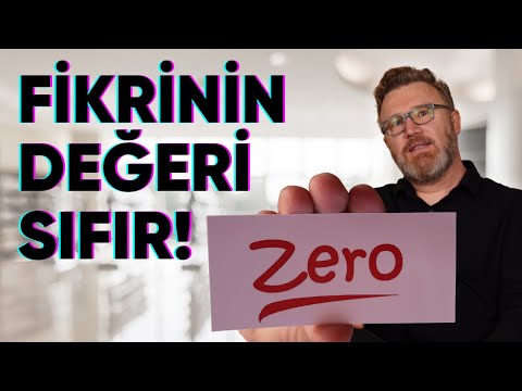 Fikrinizin Değeri SIFIR (Eğer Bu Formülü Bilmiyorsanız)!