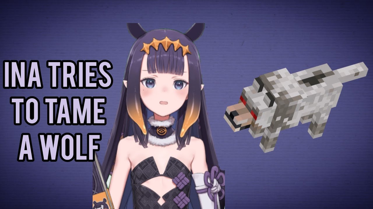 【HoloMyth】Ina tries to tame a wolf [Stream Highlight] - YouTube