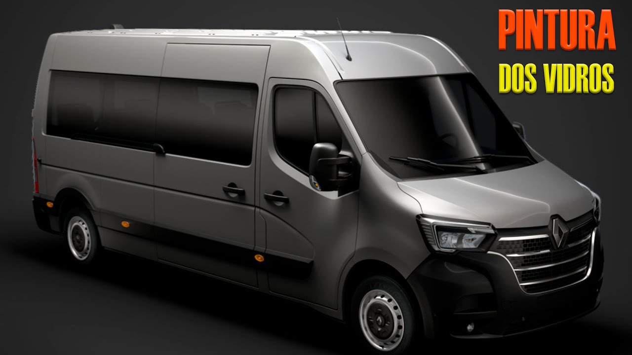 Pintura dos Vidros das Janelas. Transformando uma Renault Master em um Motorhome. - YouTube