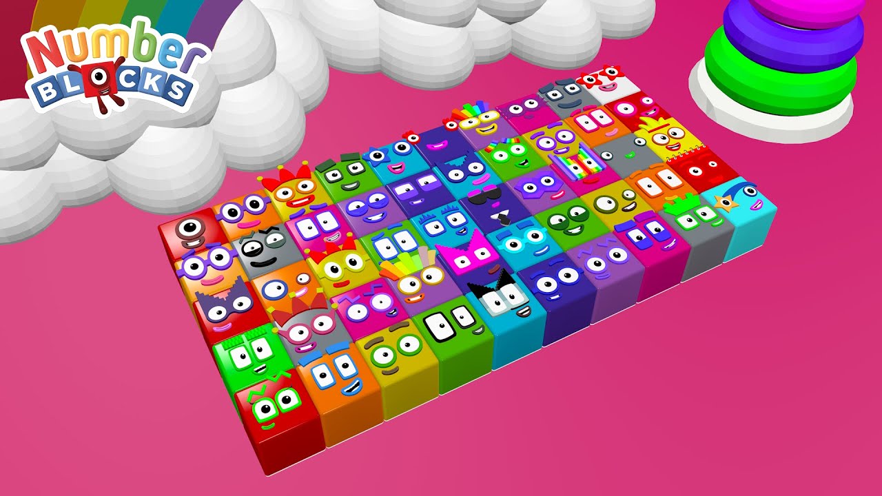 Numberblocks Cube Adventure! Learn Numbers 1-50 with Step Squad - YouTube