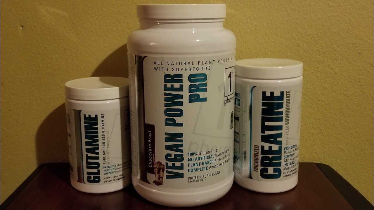 1st Phorm's Vegan Power Pro, Glutamine, & Creatine Supplements | How I ...