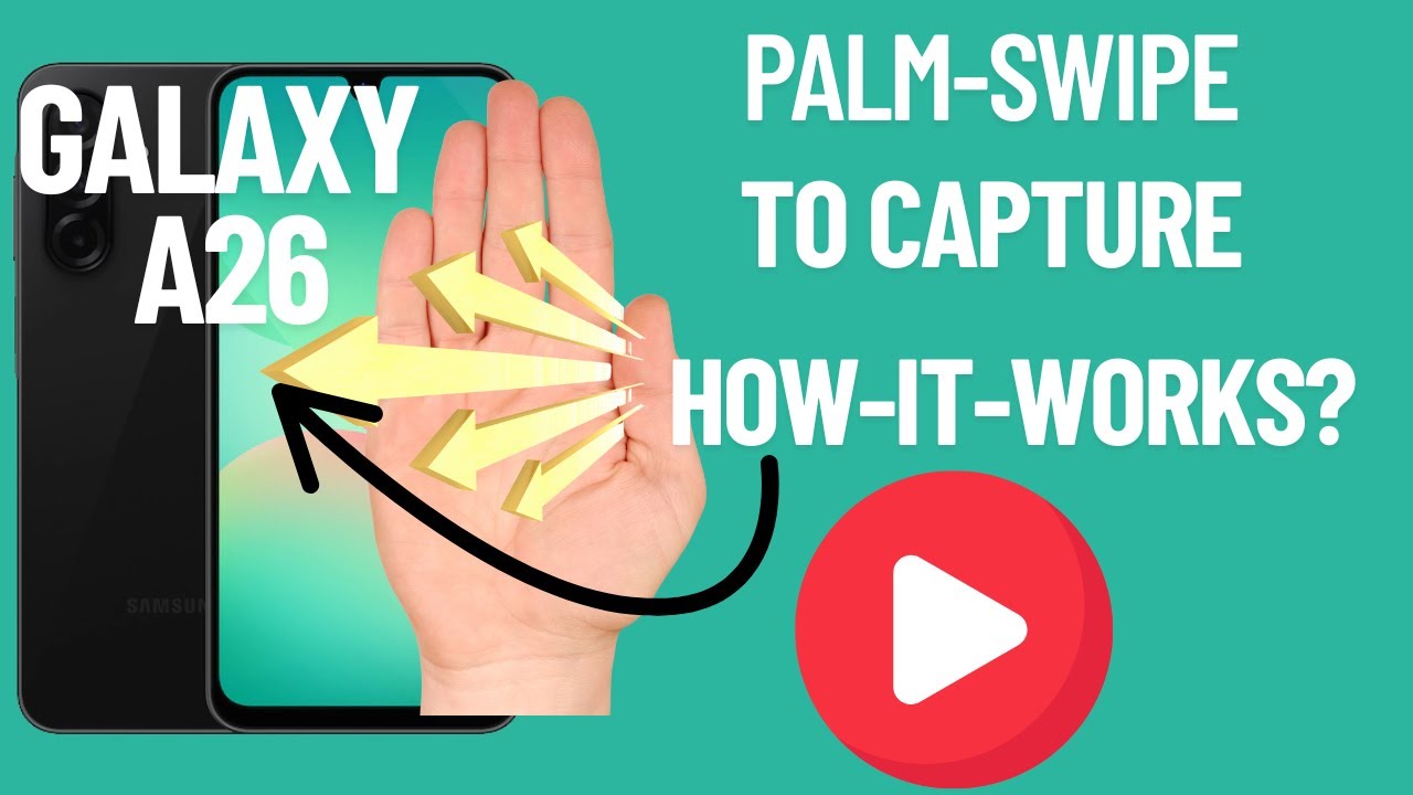 How is it work: palm swipe to capture screen screenshot on Samsung ...