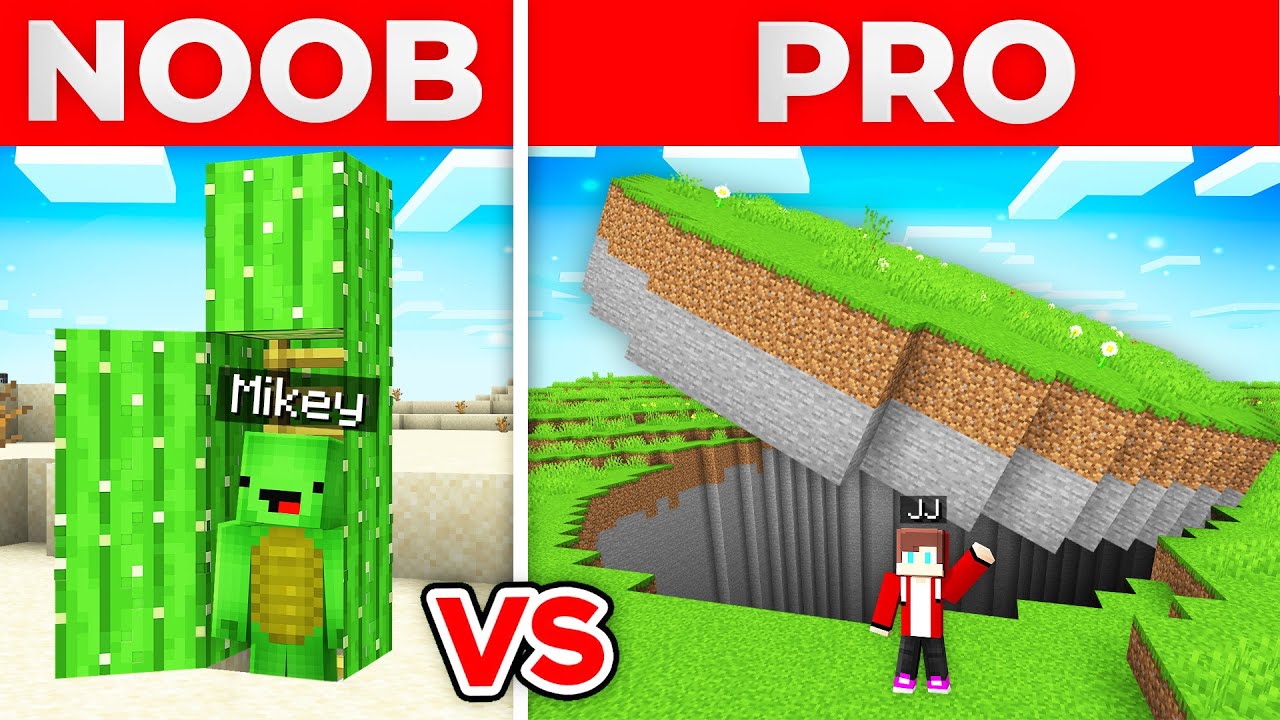 JJ And Mikey NOOB Secret Base vs PRO SECRET House Battle in Minecraft Maizen - YouTube