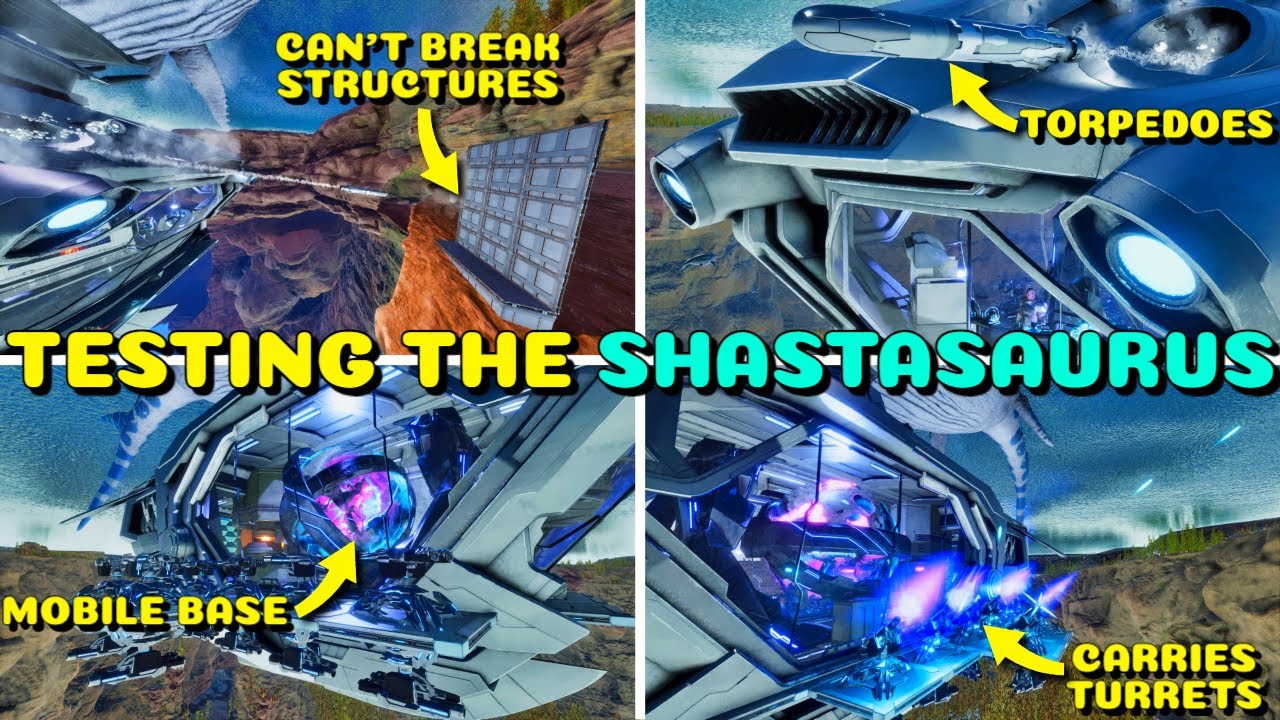 Testing the Shastasaurus | Ark Survival Ascended - YouTube