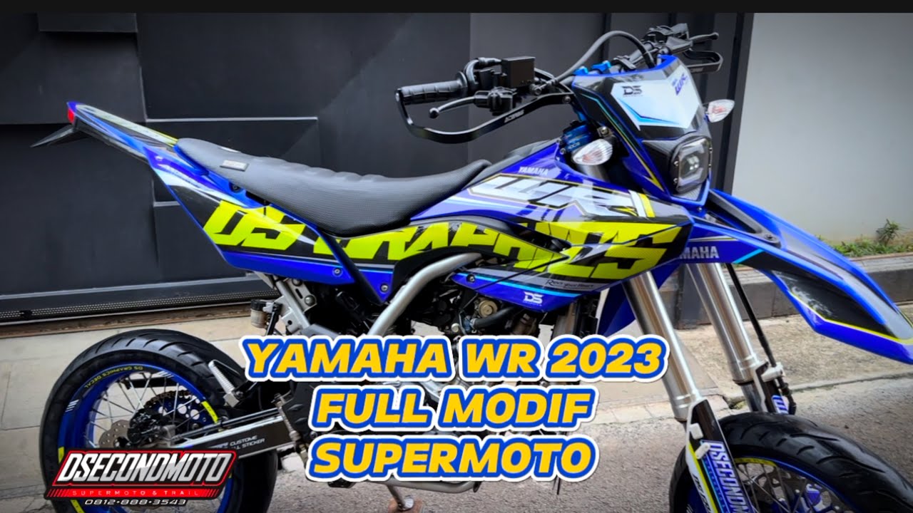 34JT SAJA YAMAHA WR 155 SUDAH MODIF SUPERMOTO USD REAL JUMP‼️ MINAT CEK ...