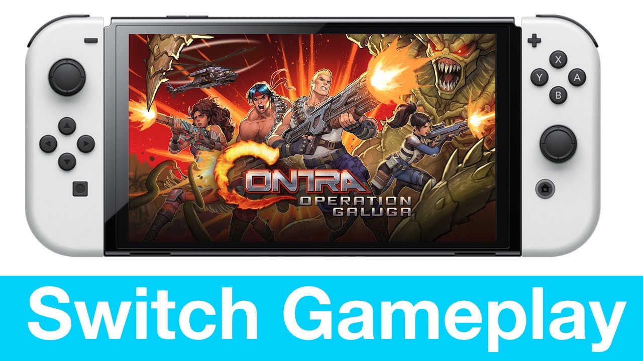 Contra Operation Galuga Demo Nintendo Switch Gameplay - YouTube