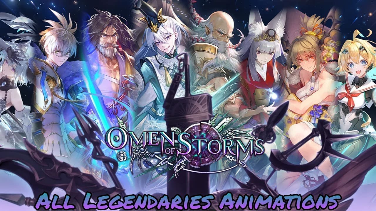 Shadowverse All Legendaries Animations: Omen of Storms - YouTube