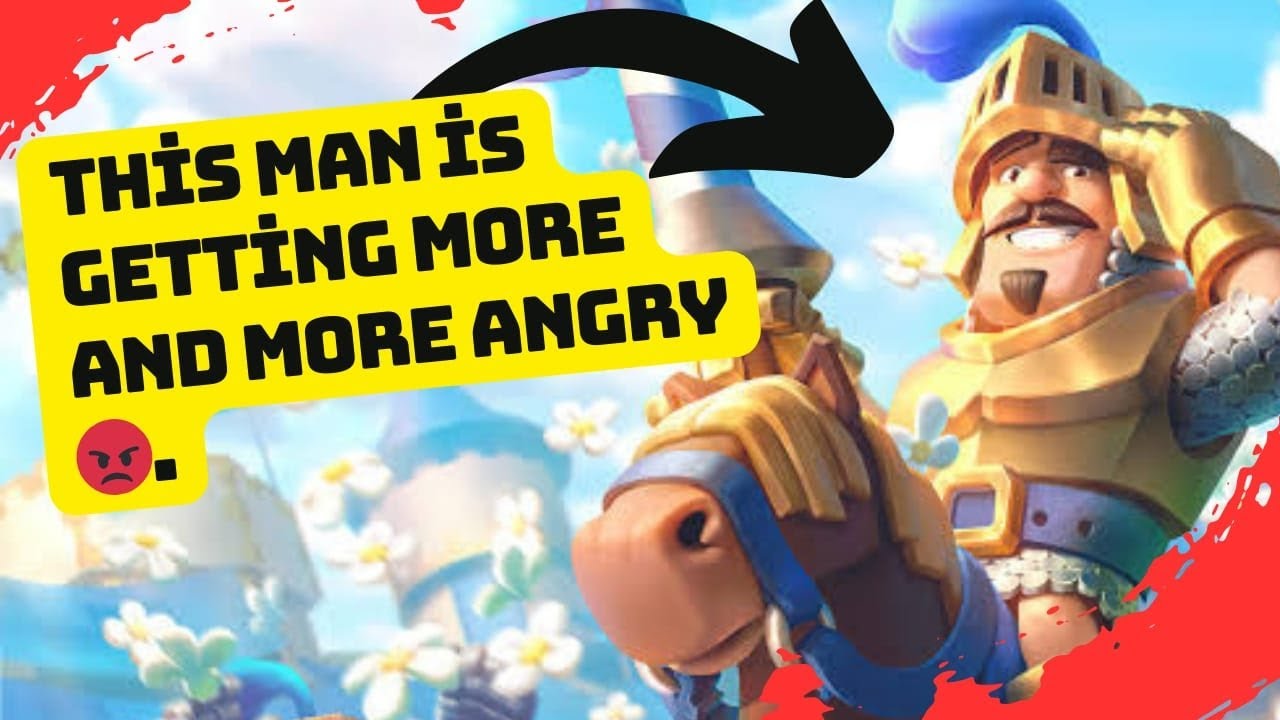 The prince gets more angry with every blow. new event |Clash Royale ...