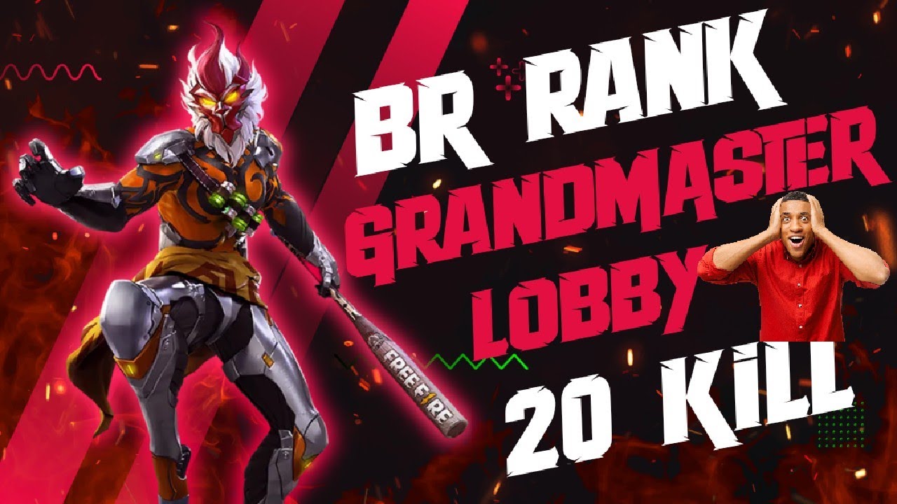 br rank grandmaster gameplay || ff free fire 20kill - YouTube