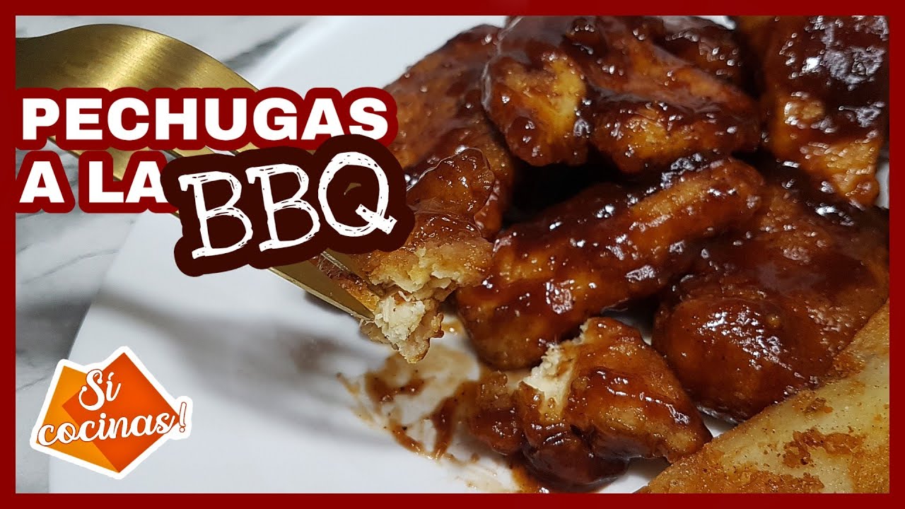 Cómo hacer PECHUGAS A LA BBQ? - YouTube
