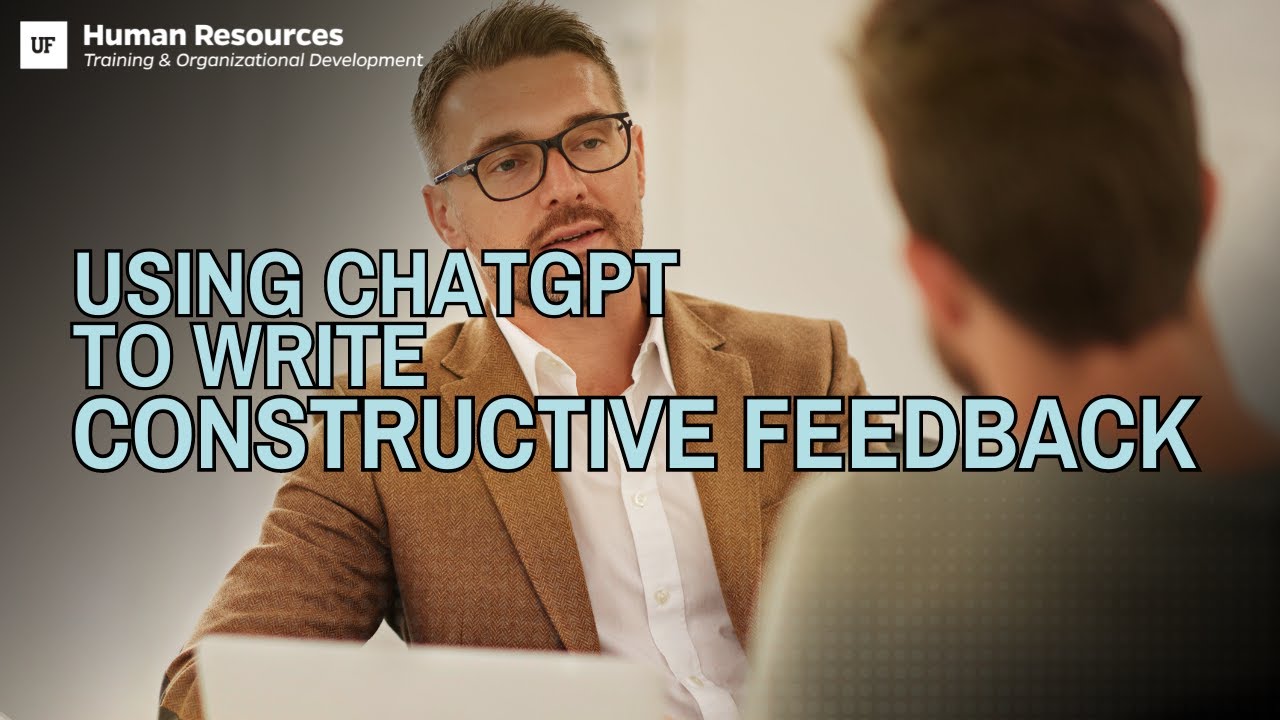 Using ChatGPT to Write Constructive Feedback - YouTube