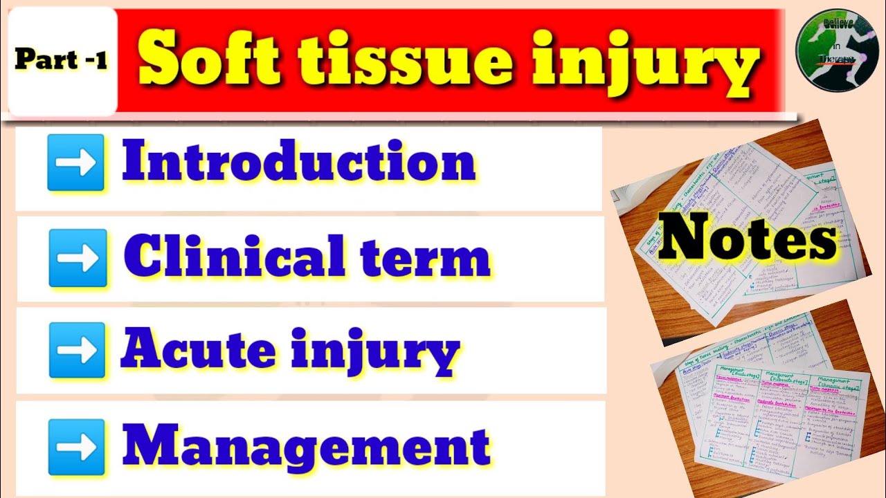 Soft tissue injury || Introduction|| clinical term || Acute injury and ...
