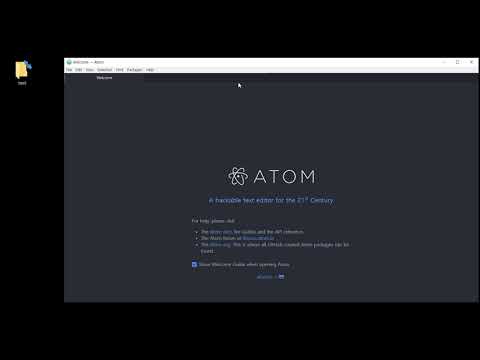 1강html 편집을 위한 atom에디터 설치 - YouTube
