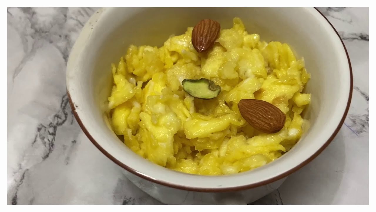 Dimer halua | ডিমের হালুয়া । Desert Recipe - YouTube