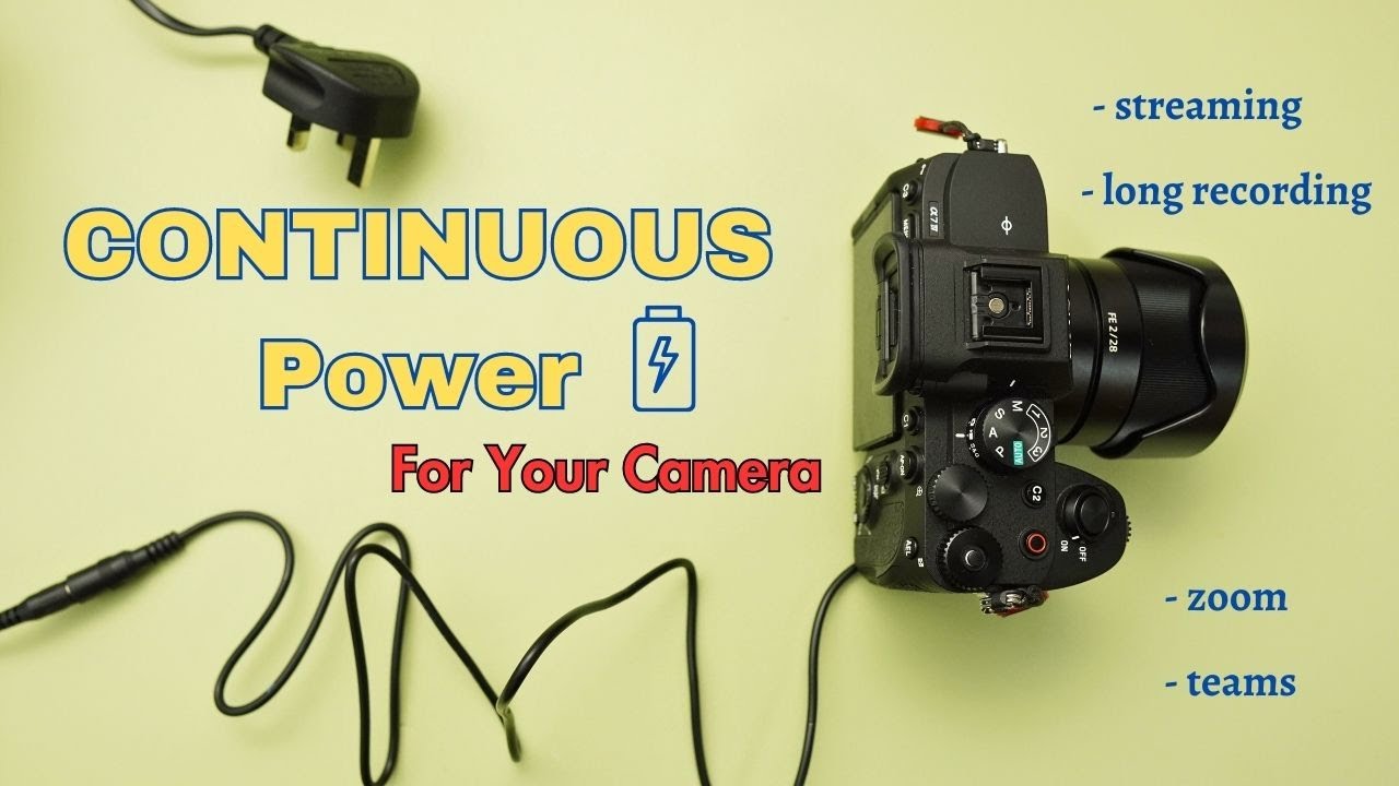 How to get Continuous Power for your Camera | Unlimited Camera Power ...