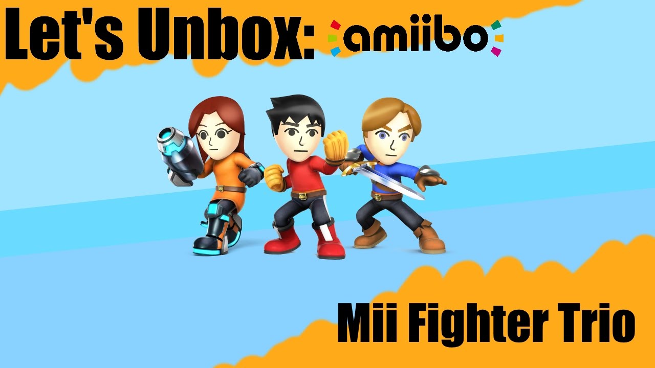 Mii Trio Amiibo Unboxing - Let's Amiibo - YouTube