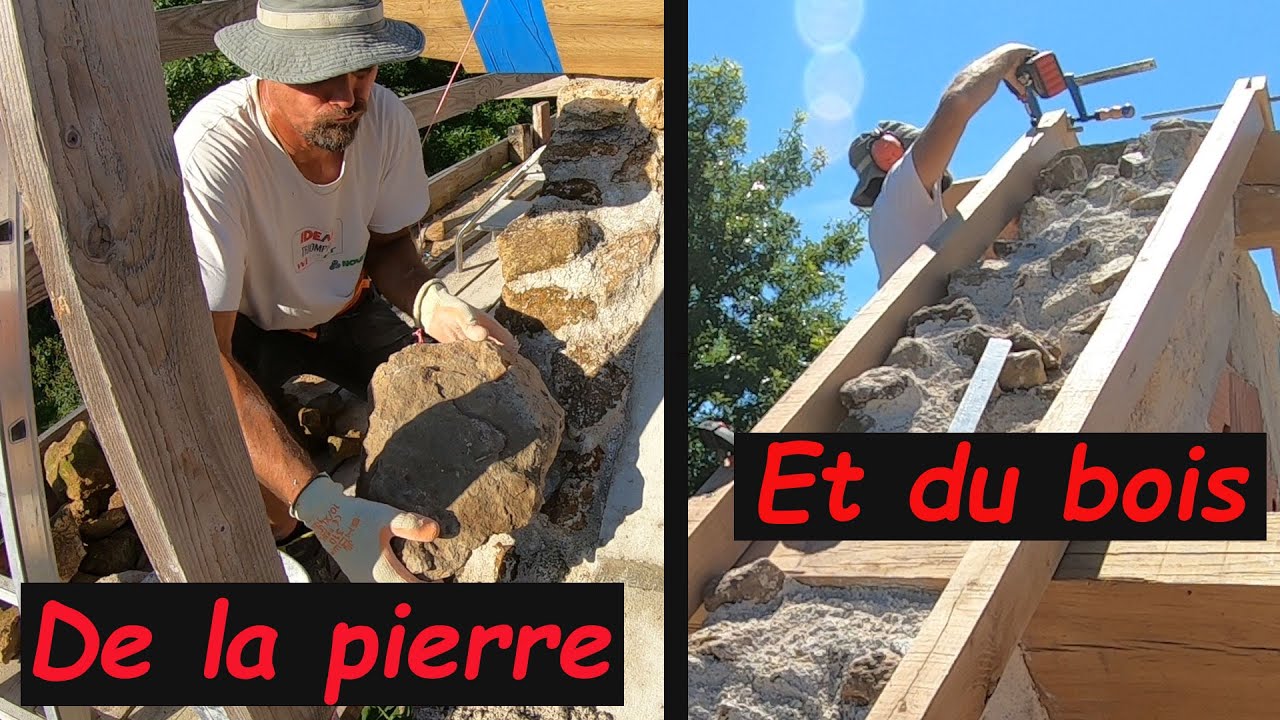 41G. Scellement des pannes et arases des chevrons de rive. Sous-titrée ...