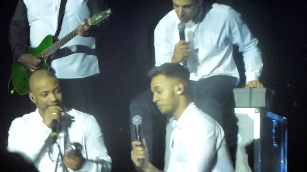 JLS Goodbye Tour London 22nd Dec 2013 Ast giving gifts - YouTube