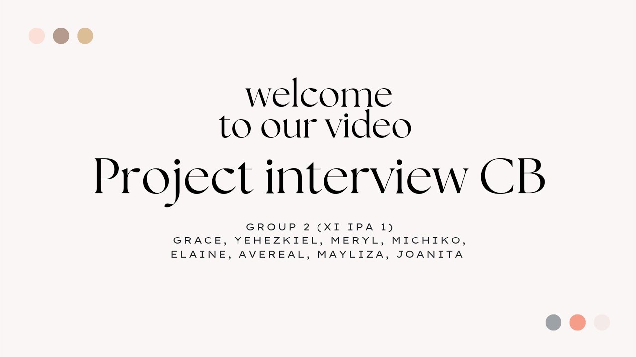 PROJEK CB (SELF-CONTROL) interview guru - YouTube