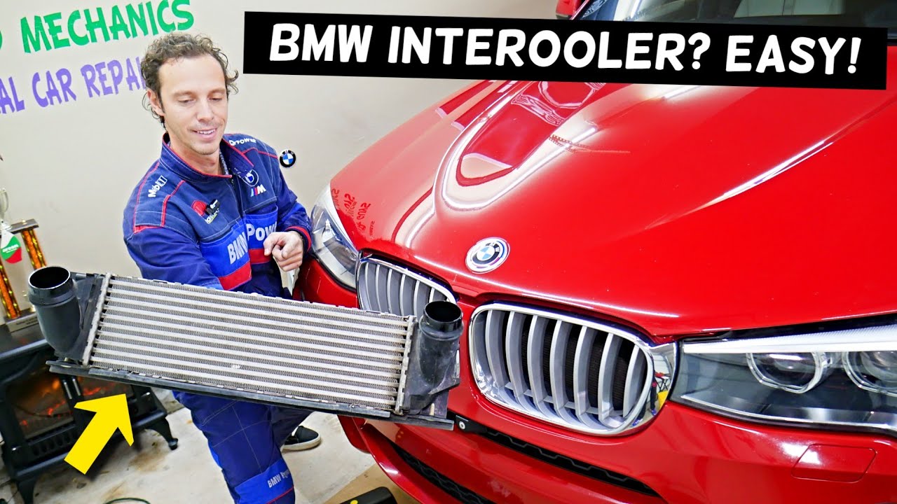 BMW Intercooler Replacement Removal BMW N55 F10 F30 F25 F26 X5 X6 F15 ...