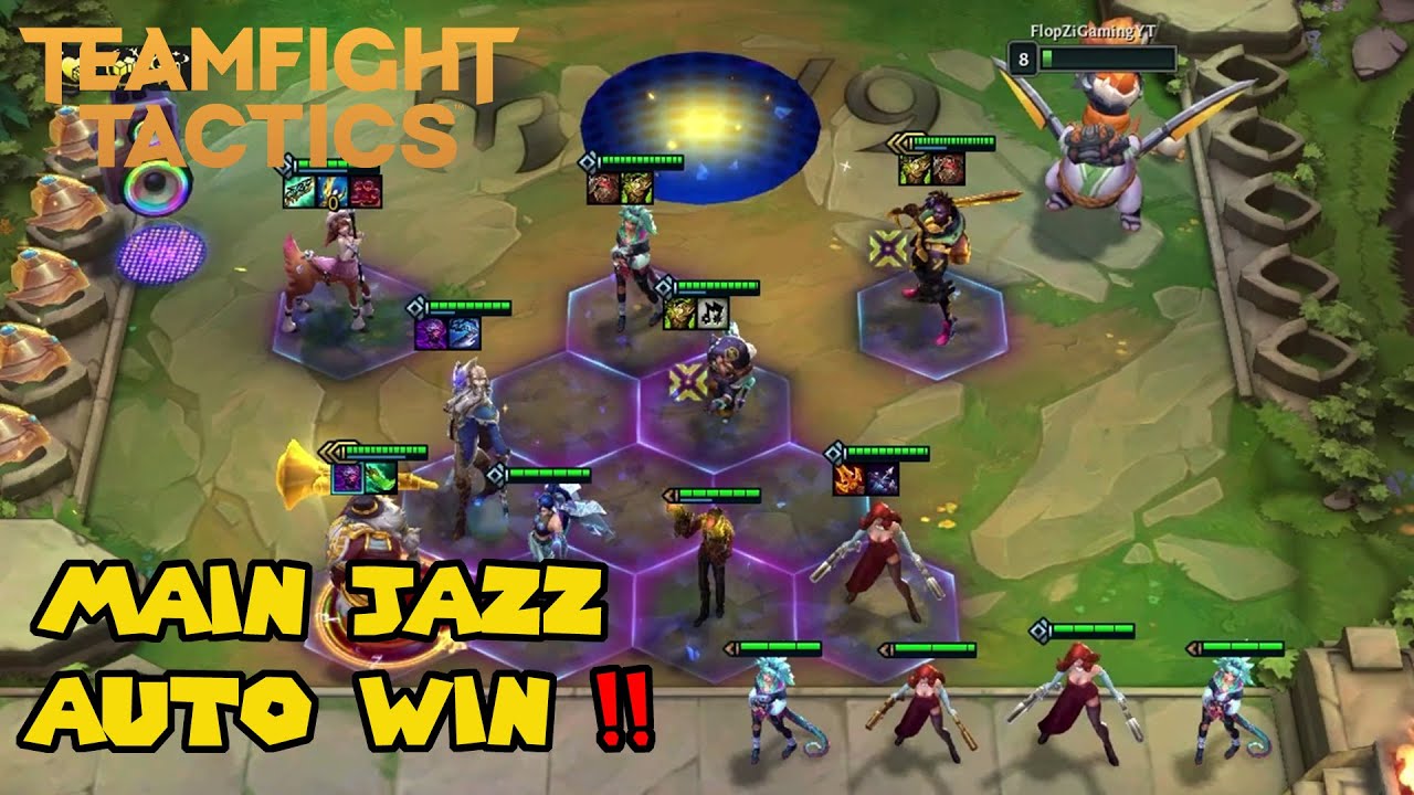 MAU AUTO WIN, MAIN SINERGI JAZZ AJA !!【TFT/ TEAMFIGHT TACTICS INDONESIA ...