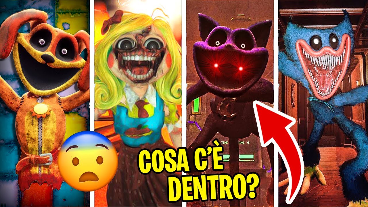 COSA C'È DENTRO TUTTI I PERSONAGGI DI POPPY PLAYTIME CAPITOLO 3 ...