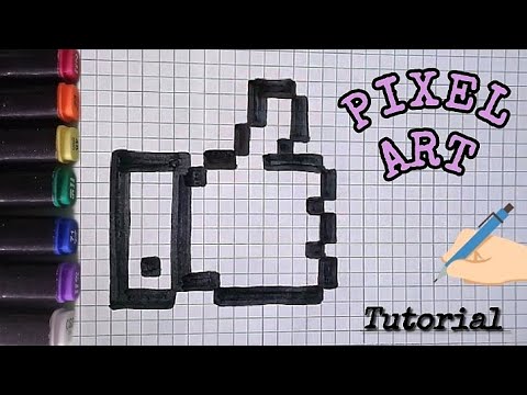 Thumbs Up Pixel Art 👍🏻 | art vlog 51 pixel art 39 - YouTube