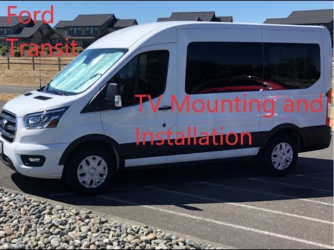 Ford Transit TV Install - YouTube