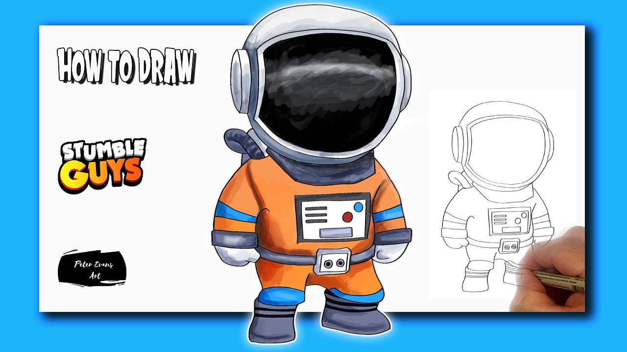 How to Draw Stumblenaut from Stumble Guys - YouTube
