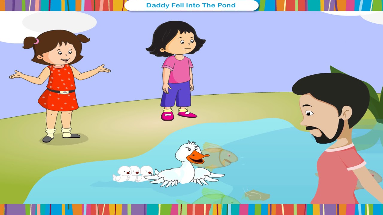 Animated Poem || Daddy Fell Into the Pond || Class-7 - YouTube