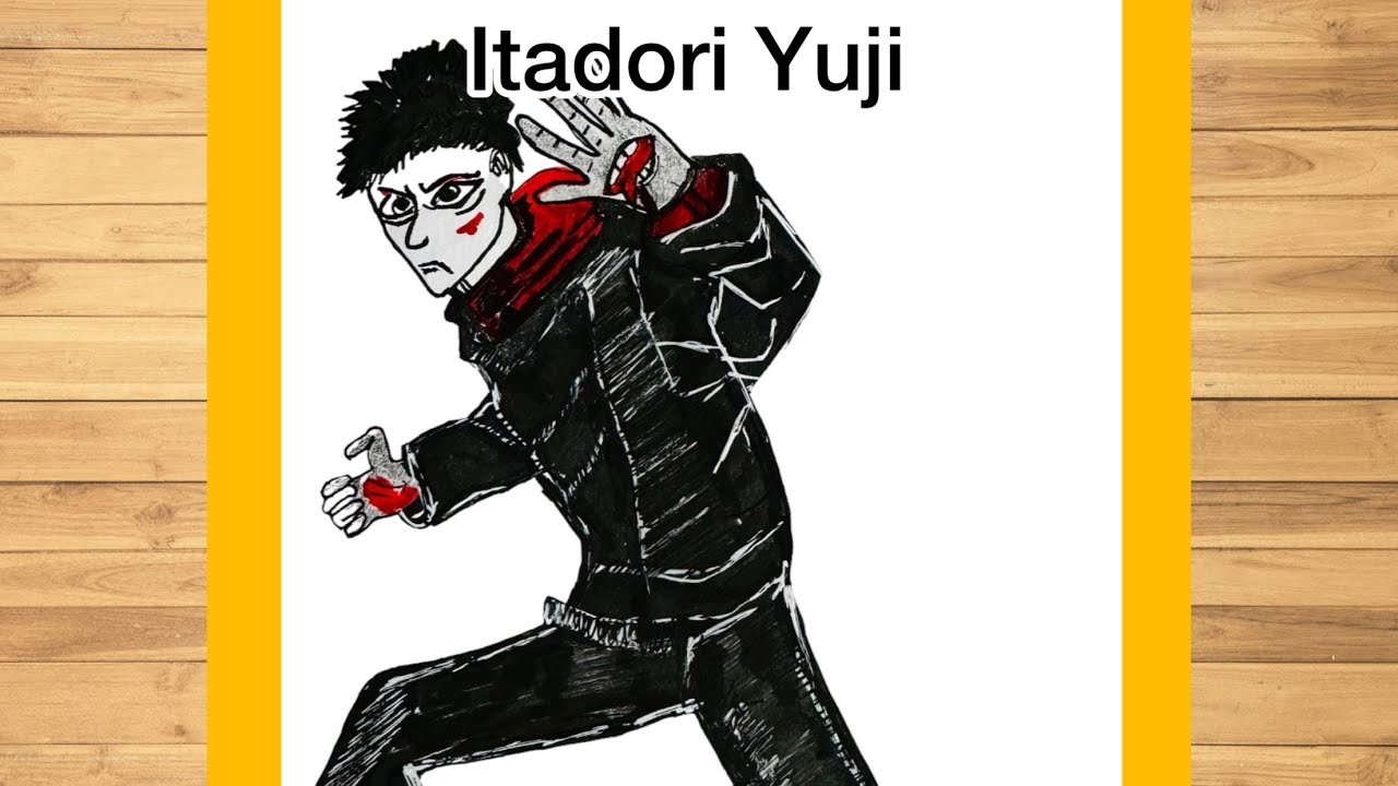 how to draw itadori yuji easy | como dibujar a itadori paso a paso # ...