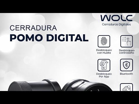 Cerradura Digital Wolc instalación referencia Pomo Digital - YouTube